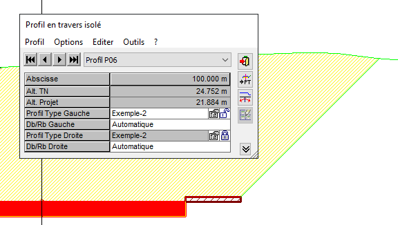 Calcul des profils types